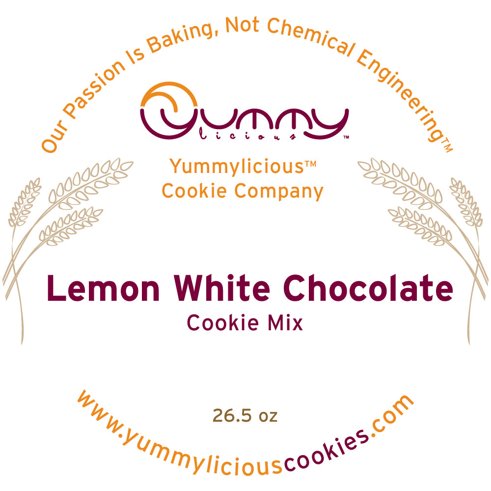 Lemon White Chocolate Dry Mix – Yummylicious Cookies